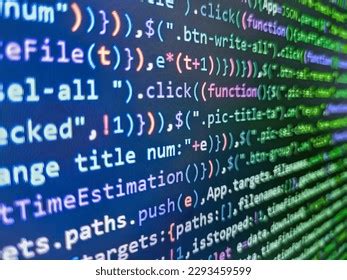 Computer Science Lesson Php Code On Stock Photo Shutterstock