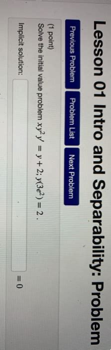 solved lesson 01 intro and separability problem previous