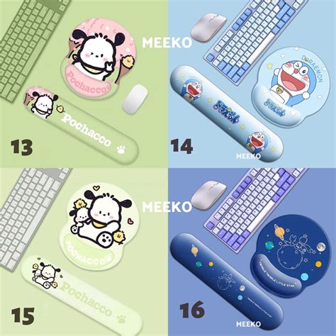 Combo Lót Chuột Kèm Kê Tay Mezy Mouse Meeko