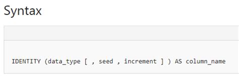 id identity int 1 1 into tabela azure data and infra