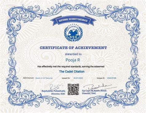 Pooja R Kulkarni On Linkedin Completed My Basics In Iot Security Certificate Course From Isac
