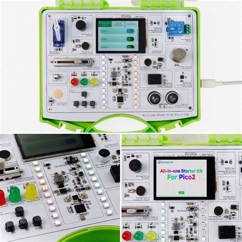 Elecrow All In One Starter Kit For Raspberry Pi Pico 2 Elektor