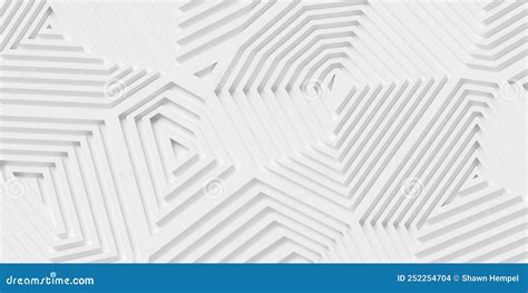 Offset White Cube Boxes Block Background Wallpaper Banner Texture Pattern Template Stock