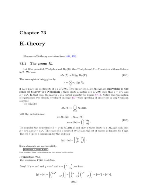 73 K Theory Mazhe Pdf Ring Mathematics Vector Space