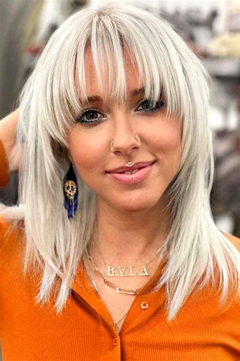 Long Bob With Wispy Bangs