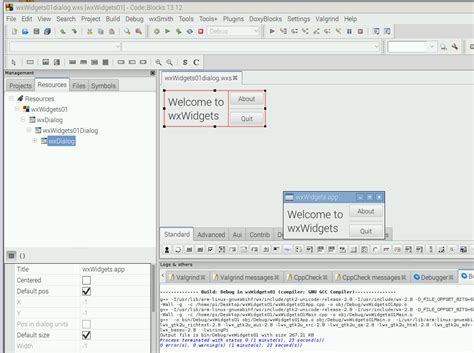 Elektronik Projekte Gui Mit Code Blocks Und Wxsmith