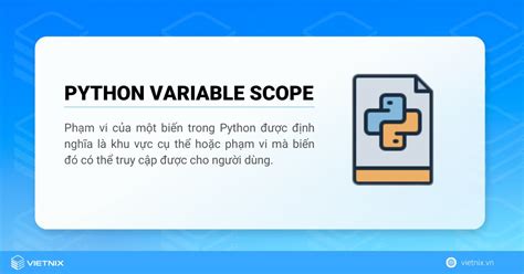 sinh viên it tÌm hiỂu vỀ phẠm vi biẾn variable scope trong python variable scope trong