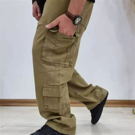 خرید و قیمت شلوار کارگو اسپرت پسرانه کتان در رنگ های مشکی و کرم و نخودی