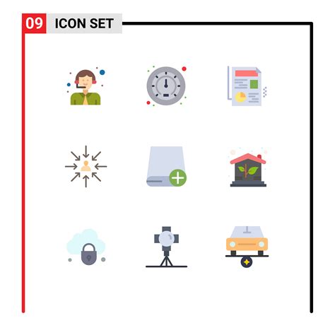 Modern Flat Design Icon Set Vector Art At Vecteezy