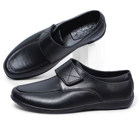 Shuta Black Shoes School Rubber Shoes Office Work Shoes For Men And Women Shopee Philippines