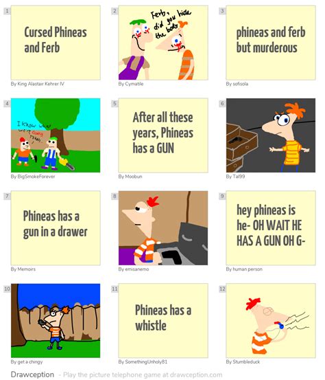 Cursed Phineas And Ferb Drawception