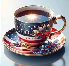 Good Morning Red White And Blue Coffee 4th Of July Breakfast Ideas
