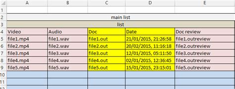 Excel Vba To Get A File List By Multiple File Extensions And Last