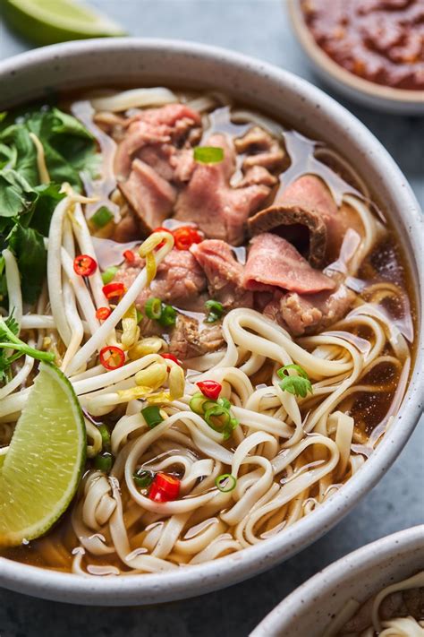 Beef Pho Noodle Soup Recipe Pho Bo • Olive And Mango Rezept Nudelsuppe Rezept