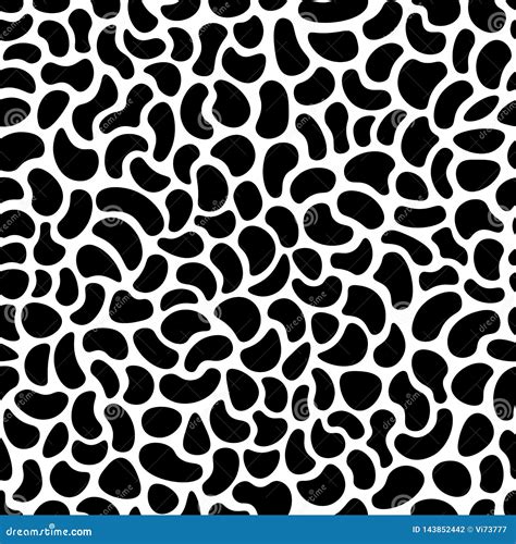 Seamless Abstract Spotted Irregular Pattern Vector Leather Texture