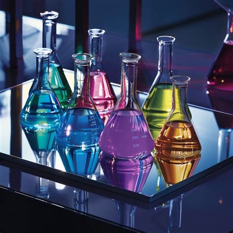 Free Colorful Laboratory Flasks Image Download At StockCake