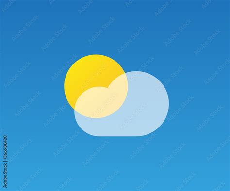 Realistic Weather Forecast Widget For Mobile Application Program Template Vector Illustration