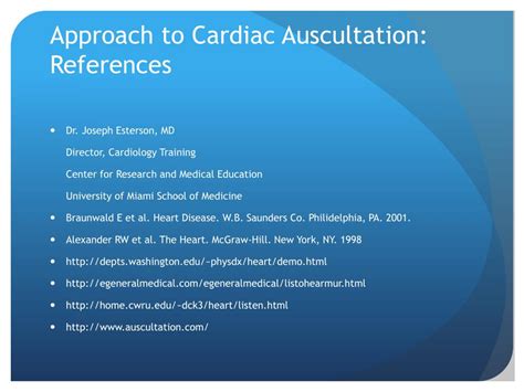 Ppt Approach To Cardiac Auscultation Powerpoint Presentation Free