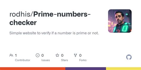 Github Rodhis Prime Numbers Checker Simple Website To Verify If A Number Is Prime Or Not