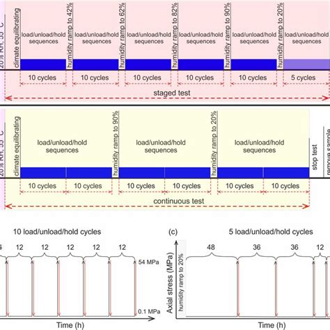 Flowchart Of The “staged” And “continuous” Uniaxial Compression Tests