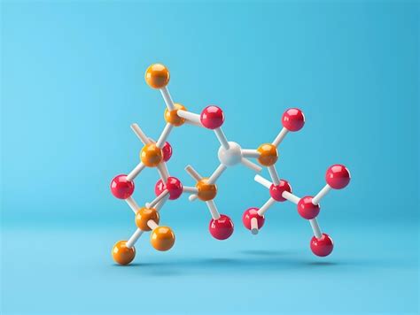 Abstract Structure Background Of Molecule Or Atom Molecular Structure