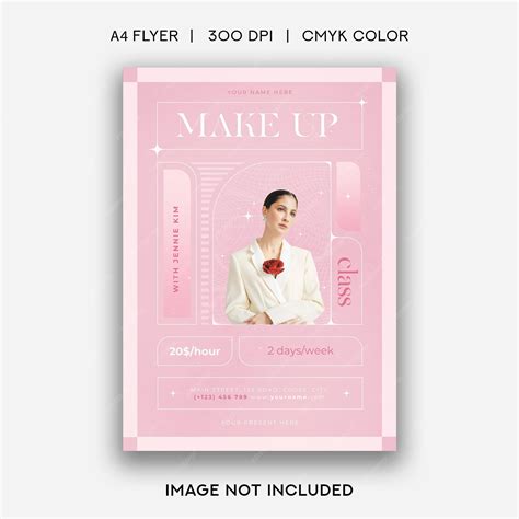 Premium Psd Makeup Class Flyer