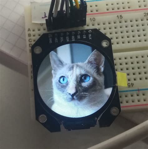 Gc9a01 Circular Tft Display And Esp32 Hjwwalters