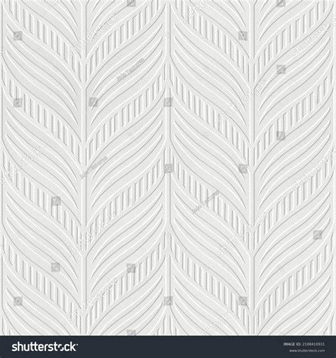 Embossed Motif Pattern On Paper Background Stock Illustration