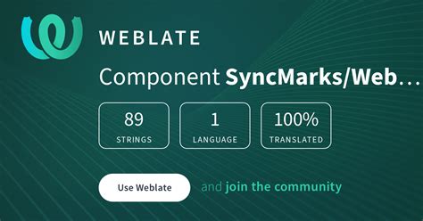 SyncMarks WebApp English Codeberg Translate