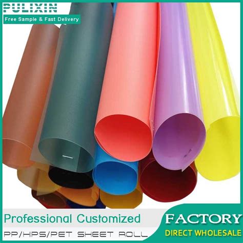 Pp Sheet Roll For Thermoformed Chocolate Tray Packing Pulixin
