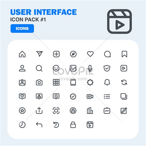 Instagram 개요 아이콘 벡터 설정 Instagram 사용자 인터페이스 아이콘 일러스트 무료 다운로드 Lovepik