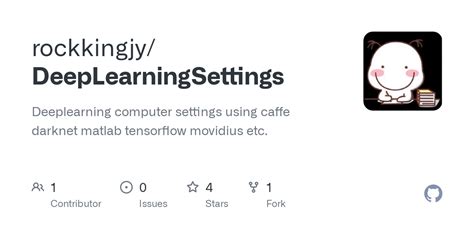 GitHub Rockkingjy DeepLearningSettings Deeplearning Computer Settings Using Caffe Darknet