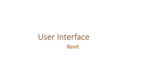 Revit User Interface Guide Tabs And Panels Overview