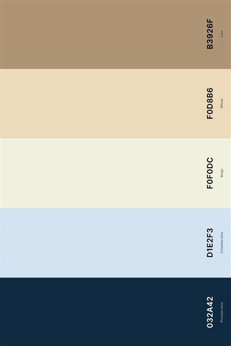 25 Best Beige Color Palettes Burnt Sienna Sandy Brown Peach