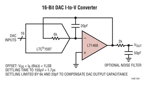 Lt1468 Typical Application Reference Design Analog Amplification