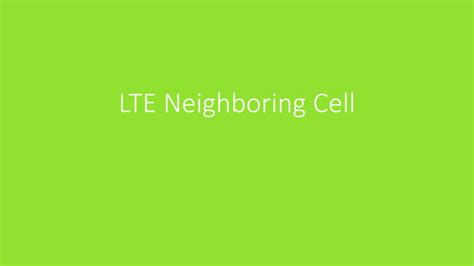 Lte Drive Test Parameter Introduction Pdf Computer Networking Computing