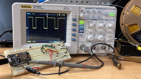 Arduino Led Blink On The Oscilloscope Arduino Oscilloscope Youtube