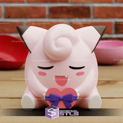 Super Basic Stl Clefairy Valentine Chibi Specialstl