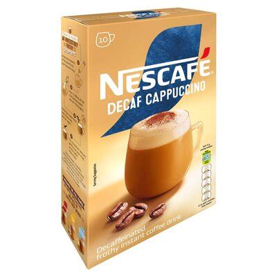 Nescafe Decaf Cappuccino Sachets 10 X 15g Pnp