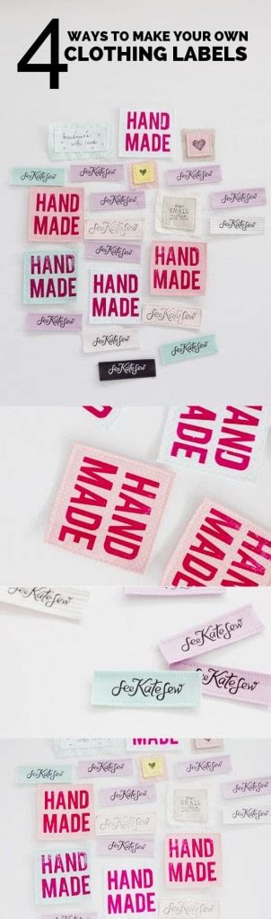 Ways To Make Your Own Clothing Labels With HPx See Kate Sew