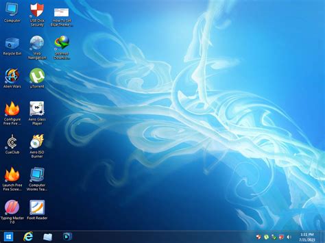 Windows 7 Aero Blue Lite Edition Crustywindows