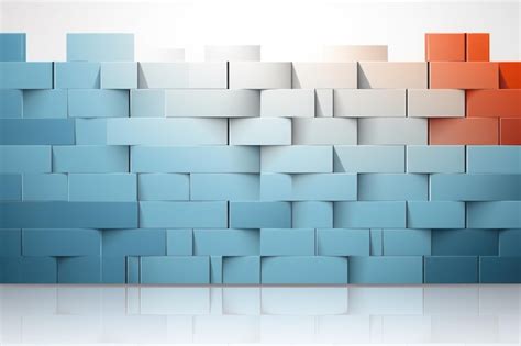 Premium Ai Image A Wall Walling Flat Vector Animation For Textbook Colors Shades Of Light Blue