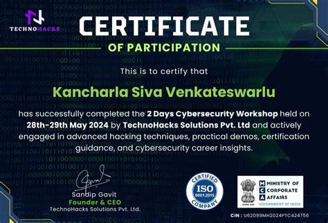 Venkateswarlu Kancharla On Linkedin Cybersecurity Learning Growth