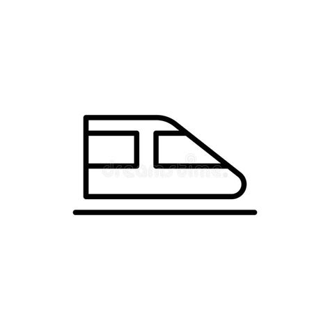 High Speed Subway Train Icon For Transportation And Urban Mobility