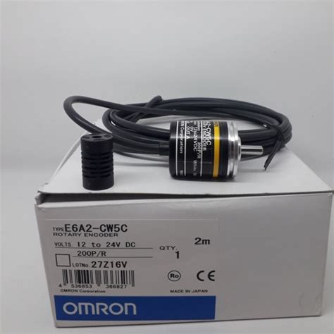 jual omron rotary encoder e6a2 cw5c 200p r 12 24vdc ori jakarta barat