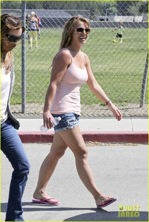 Britney Spears Proud Soccer Mom Photo 2832390 Britney Spears