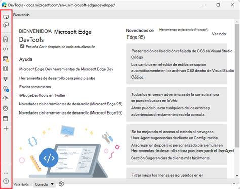 Novedades de DevTools (Microsoft Edge 96) - Microsoft Edge Development | Microsoft Learn