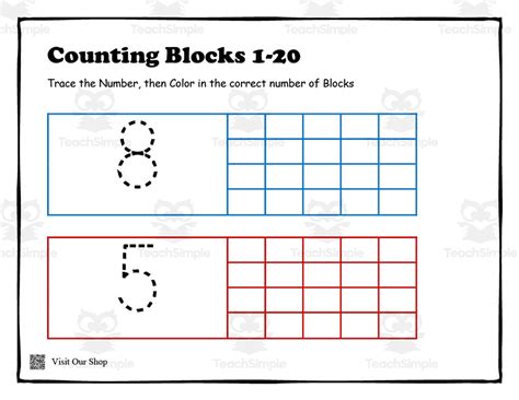 Counting Blocks Worksheet Worksheets Library