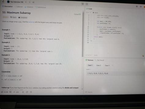 nikhil kamode on linkedin day102 cpp 150dayscodeforchallenge leetcode leetcodechallenge