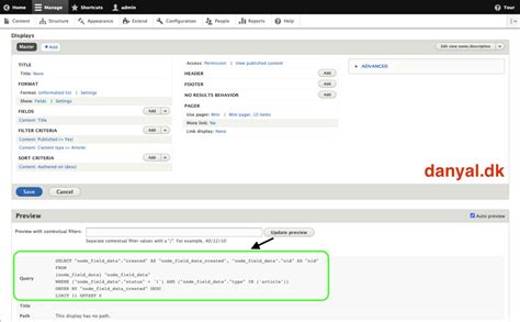 Drupal Show Sql Query Of The View Full Stack Programmer
